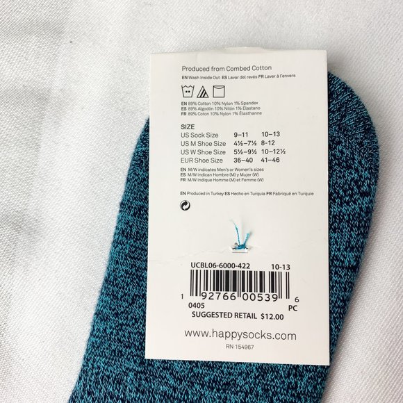 Happy Socks | Underwear & Socks | New Happy Socks Liner Colorblock Blue ...